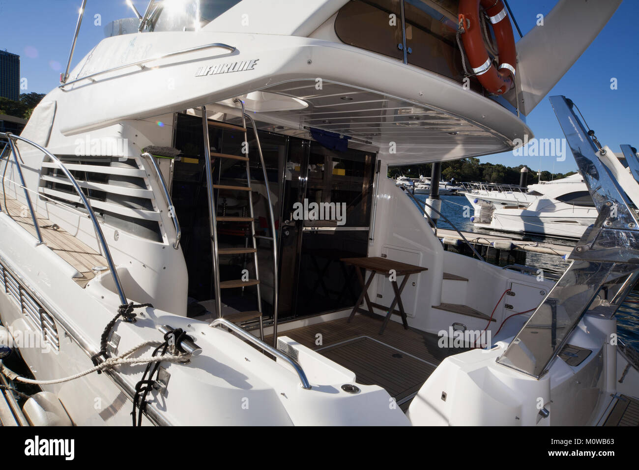 Stern of Boat Stock Photo - Alamy