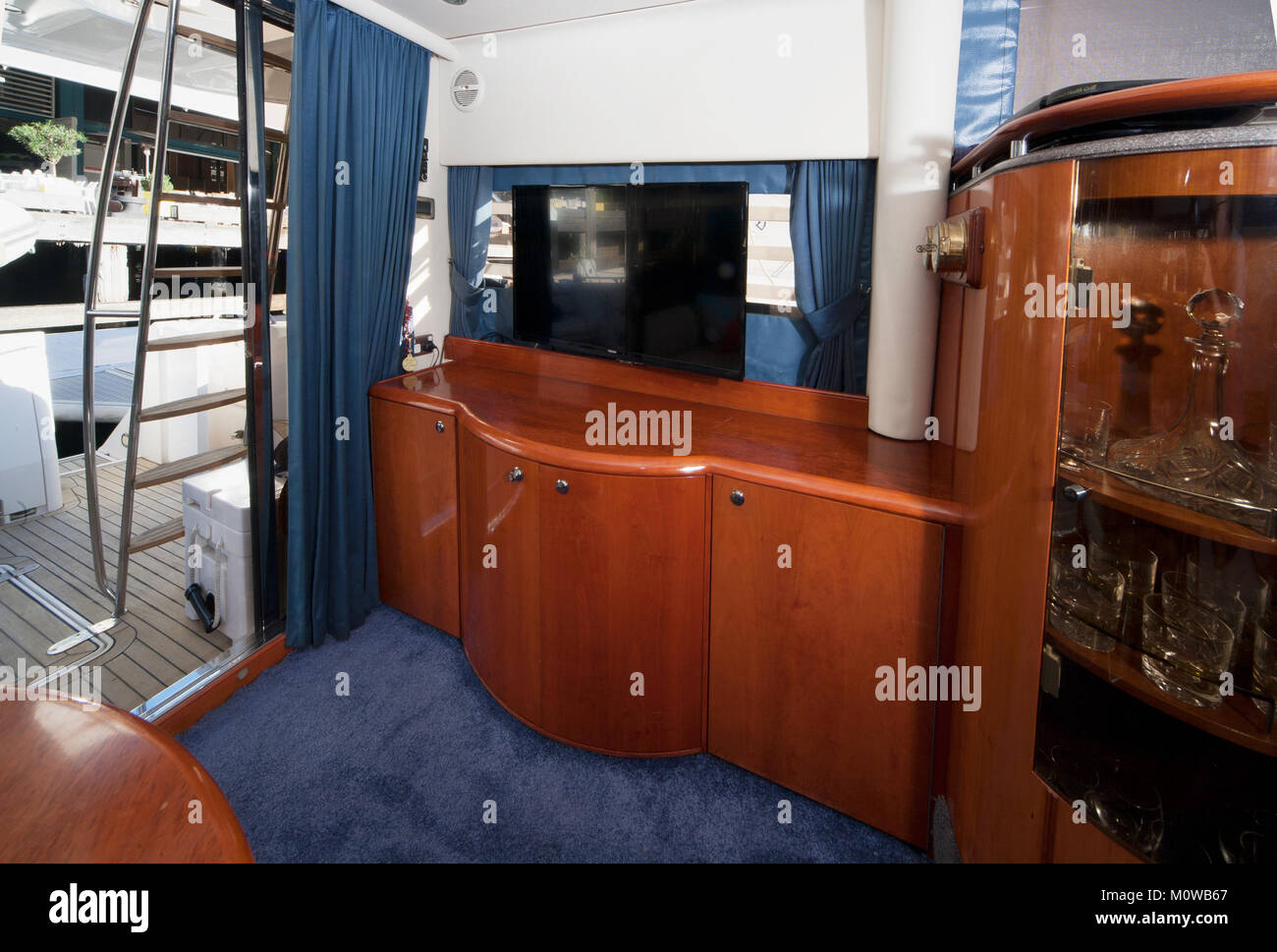 Interior of Boat Stock Photo - Alamy