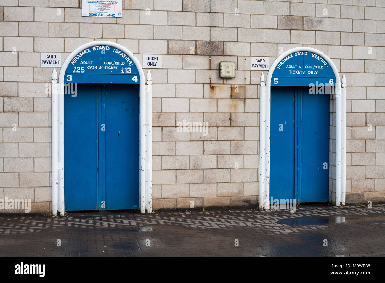 Football ground gates hi-res stock photography and images - Alamy