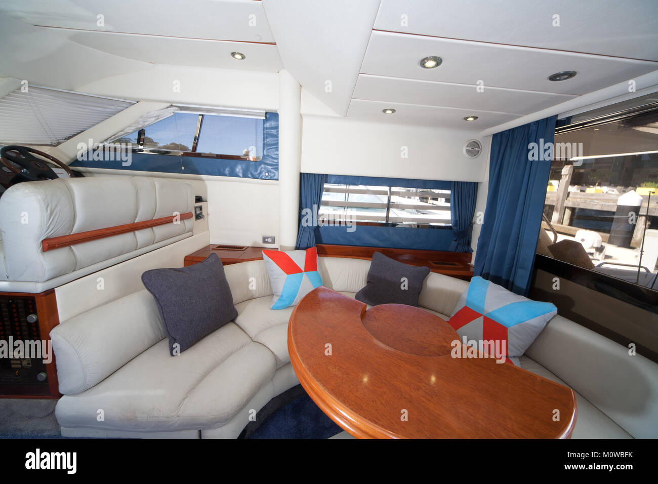 Interior of Boat Stock Photo - Alamy