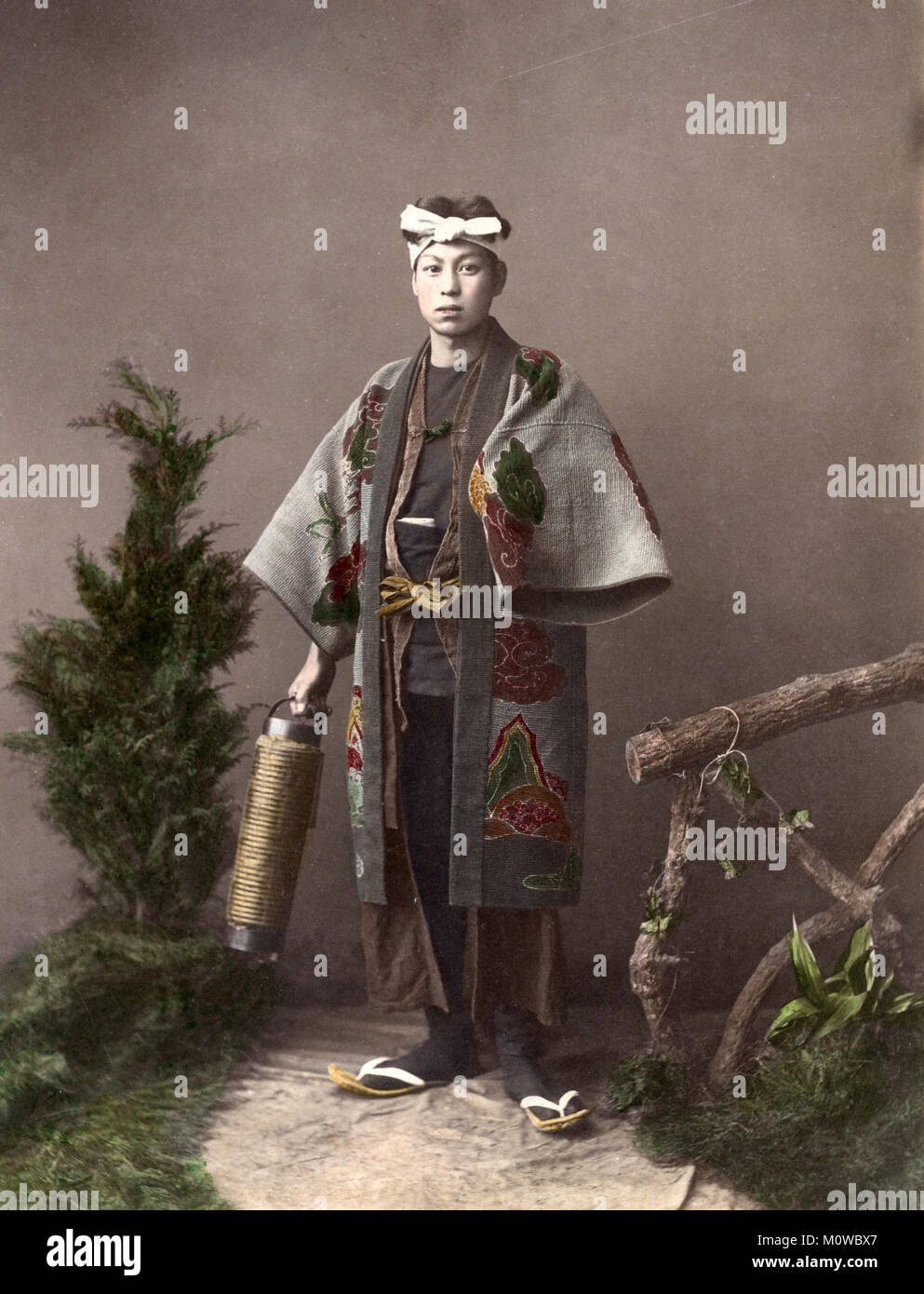 c. 1880s Japan - Japanese fireman Stock Photo - Alamy