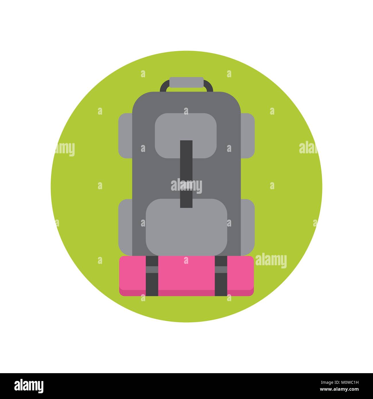 Backpacking adventure Stock Vector Images - Alamy