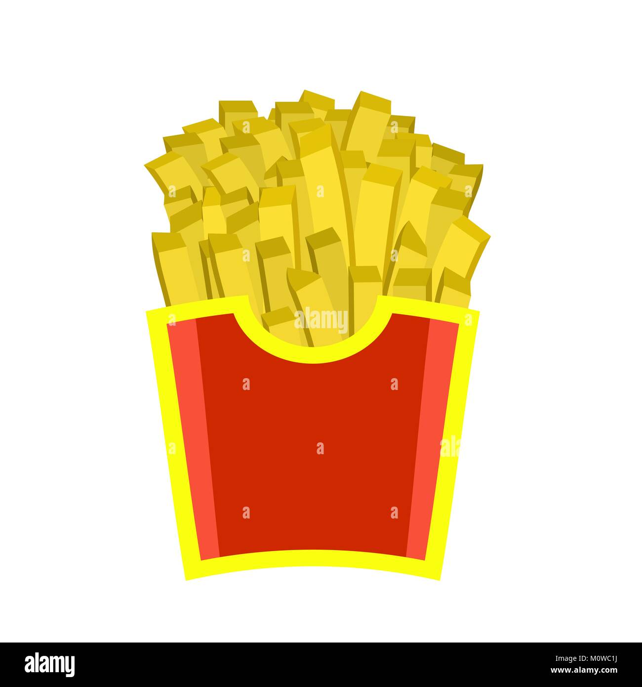 Cooking french fries potato Stock Vector Images - Alamy