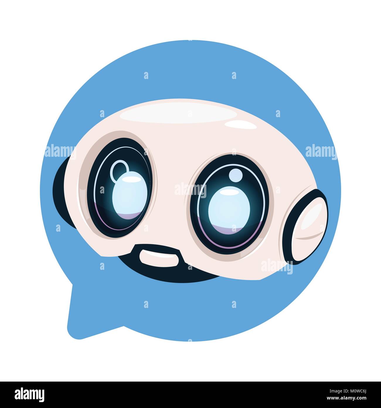 Robot in white speech hi-res stock photography and images - Alamy