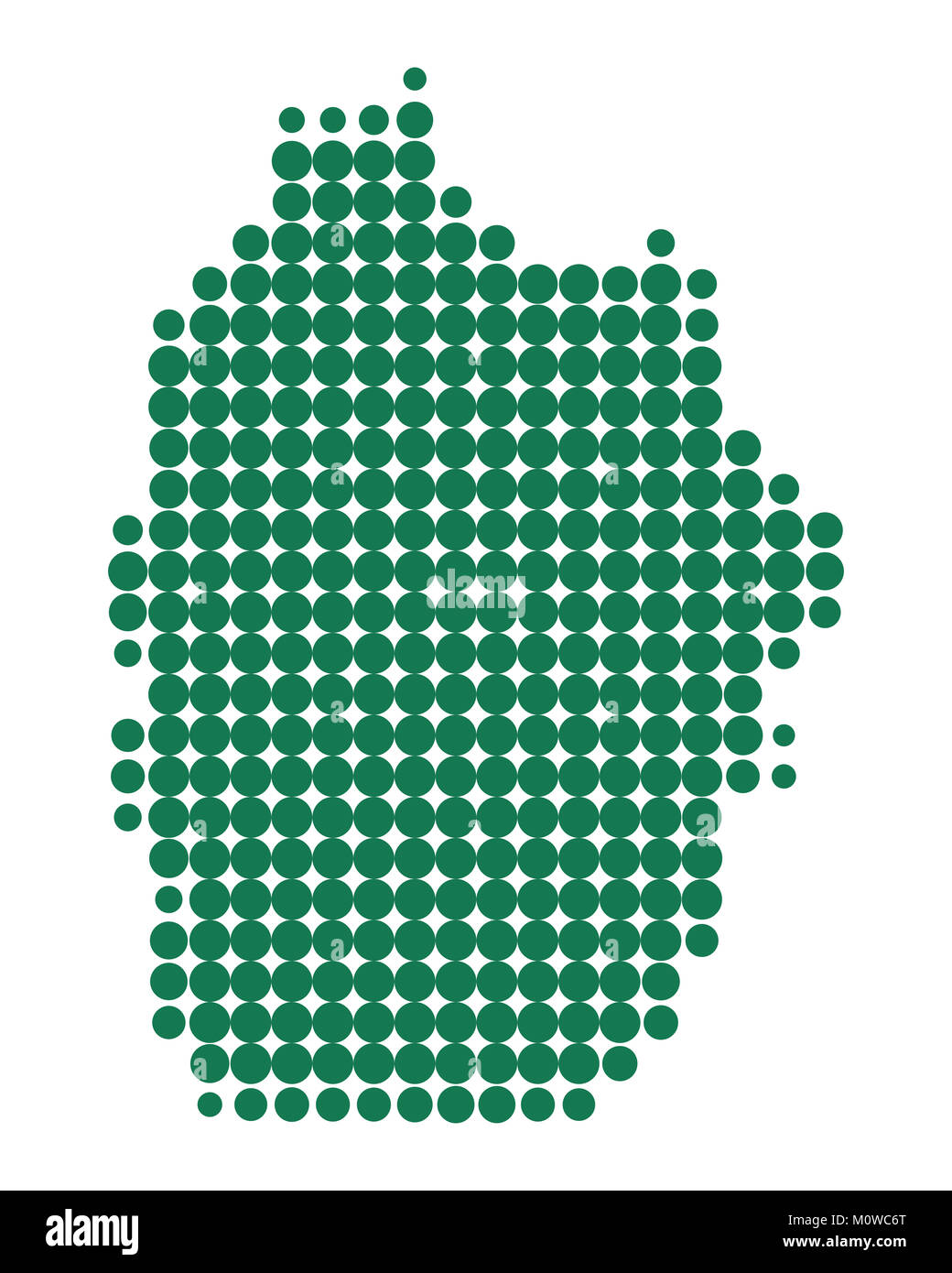 Map of Flores Stock Photo - Alamy