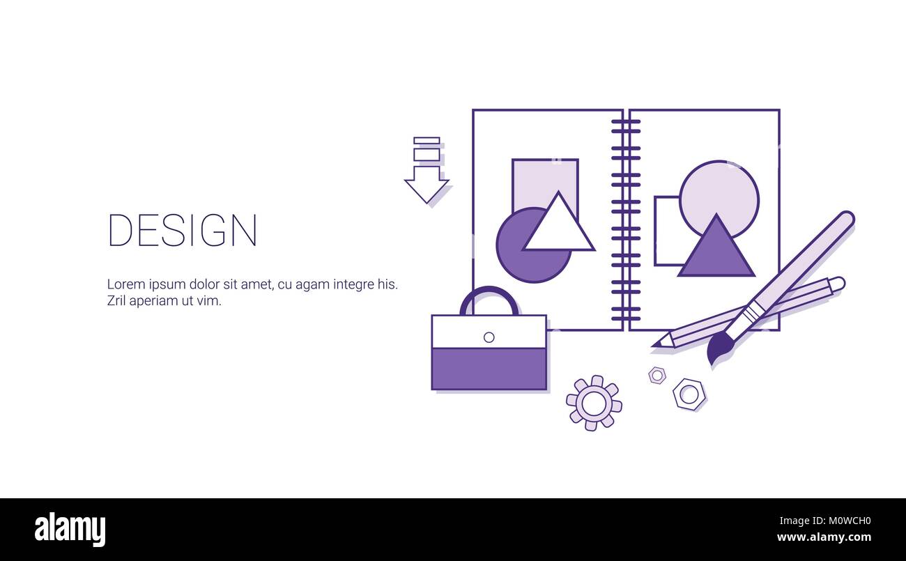 Design Web Graphic Creative Technology Concept Banner With Copy Space ...