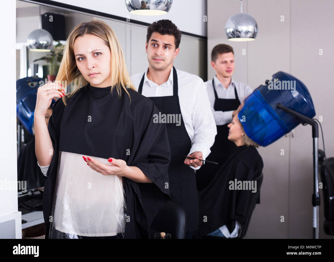 Customer complaining haircut hi-res stock photography and images - Alamy Customer complaining haircut hi-res stock photography and images - Alamy