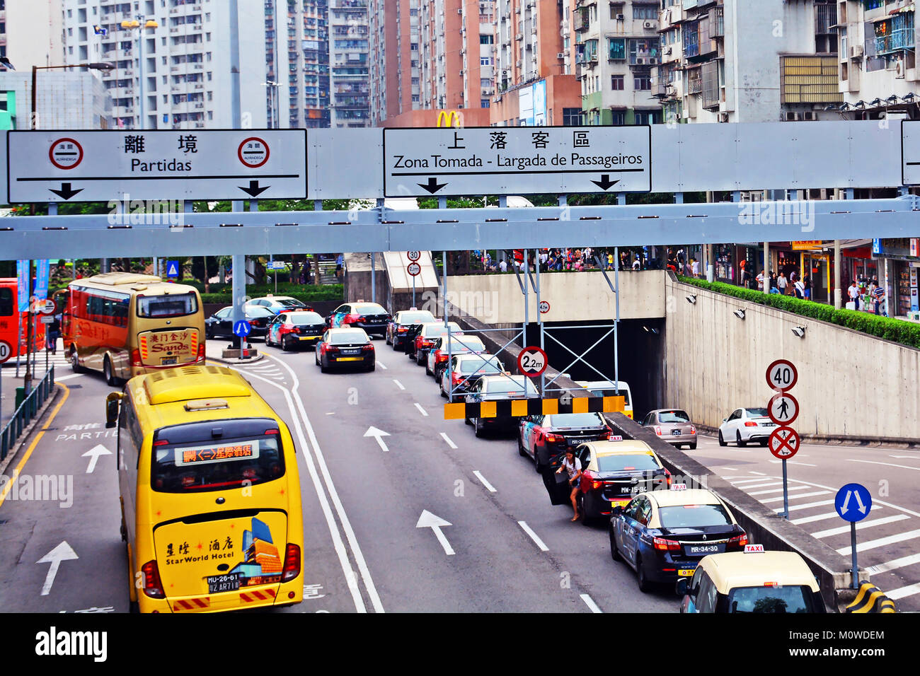 street scene Macau China Stock Photo - Alamy