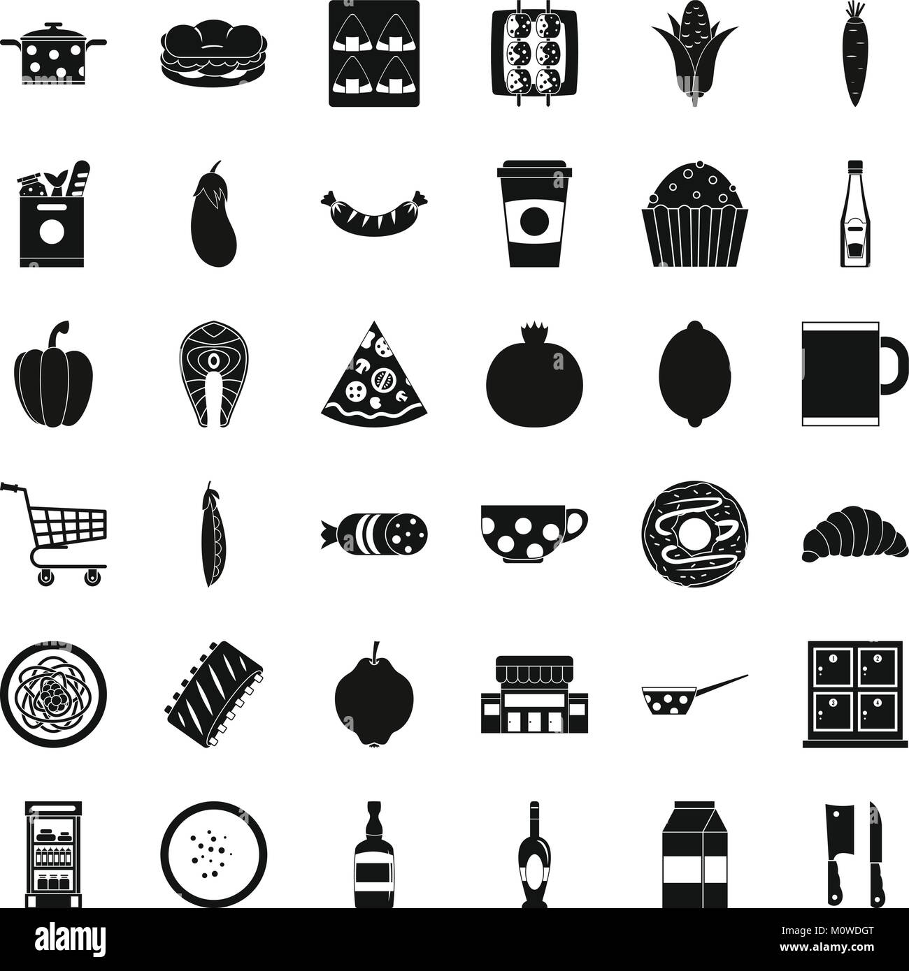 Simple breakfast toast coffee Cut Out Stock Images & Pictures - Alamy