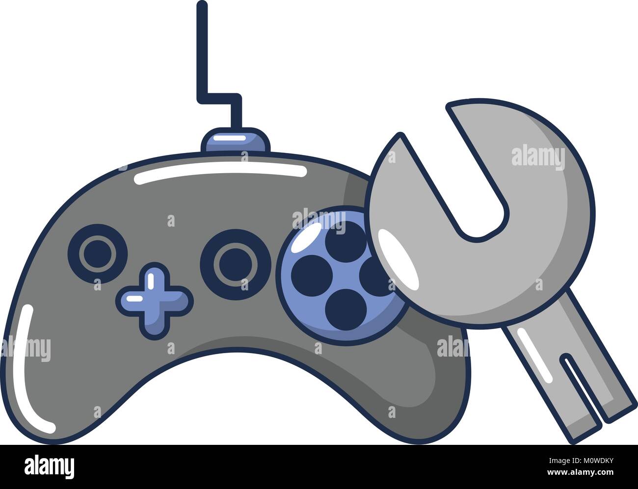 Gamepad repair icon, cartoon style Stock Vector Image & Art - Alamy