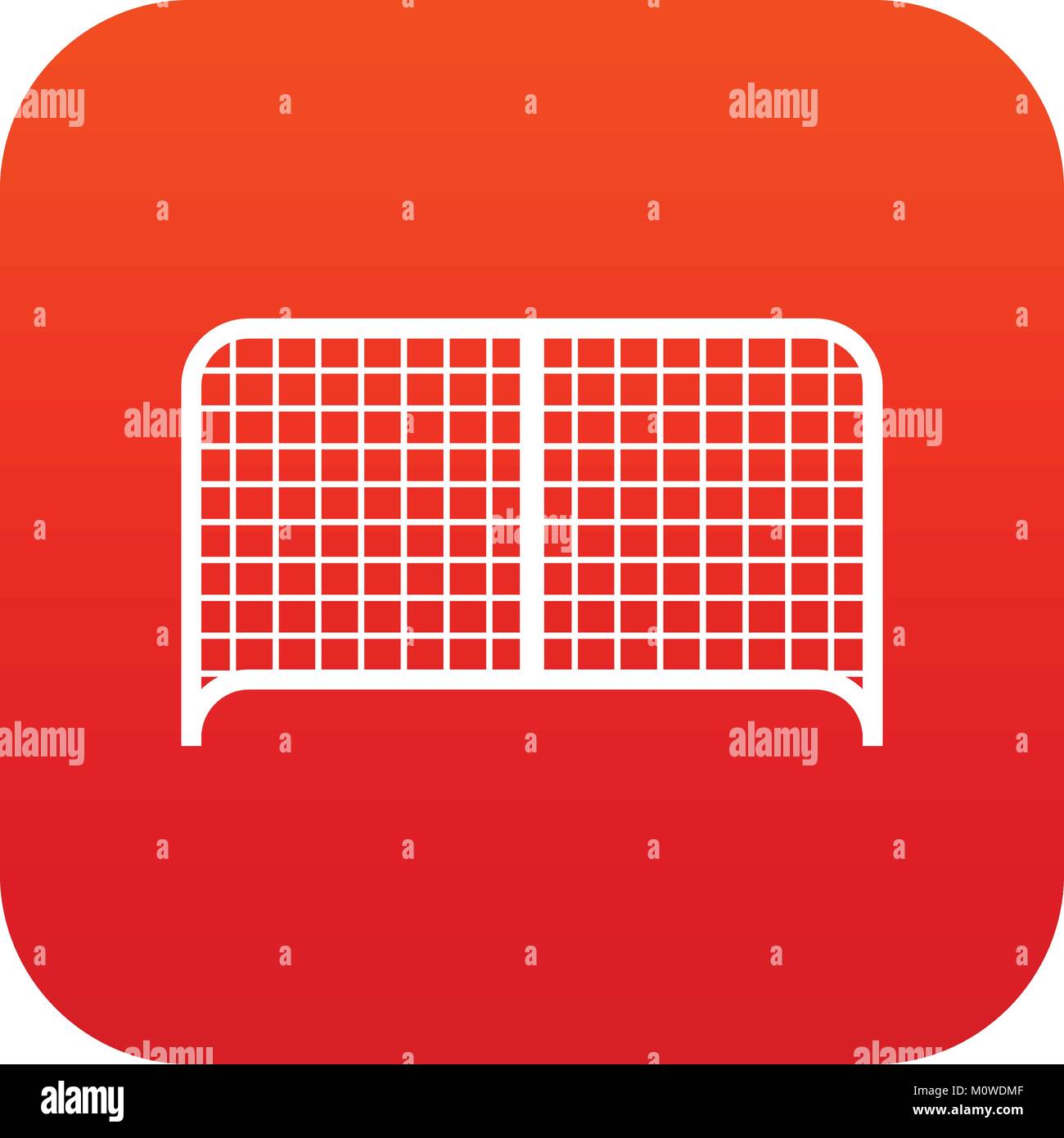 Gate icon digital red Stock Vector Image & Art - Alamy