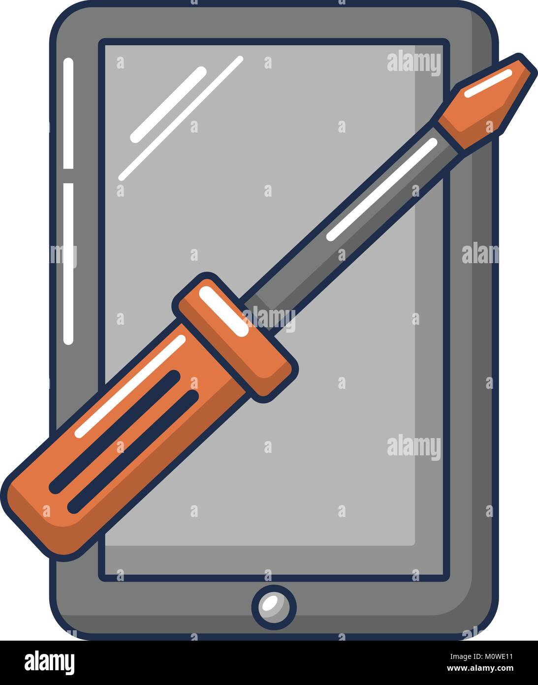Tablet repair icon, cartoon style Stock Vector Image & Art - Alamy
