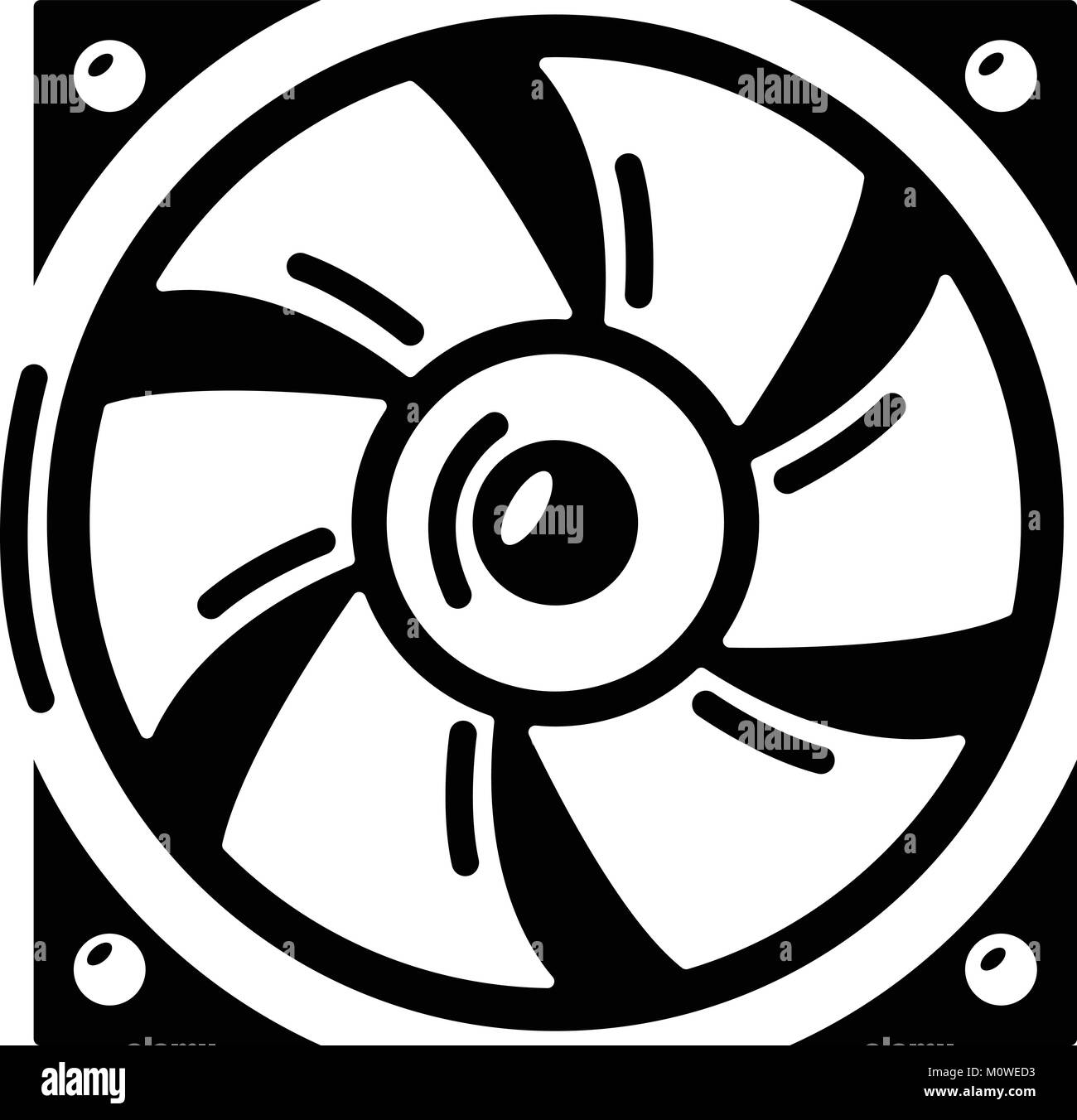 Black smart printer system icon hi-res stock photography and images - Alamy