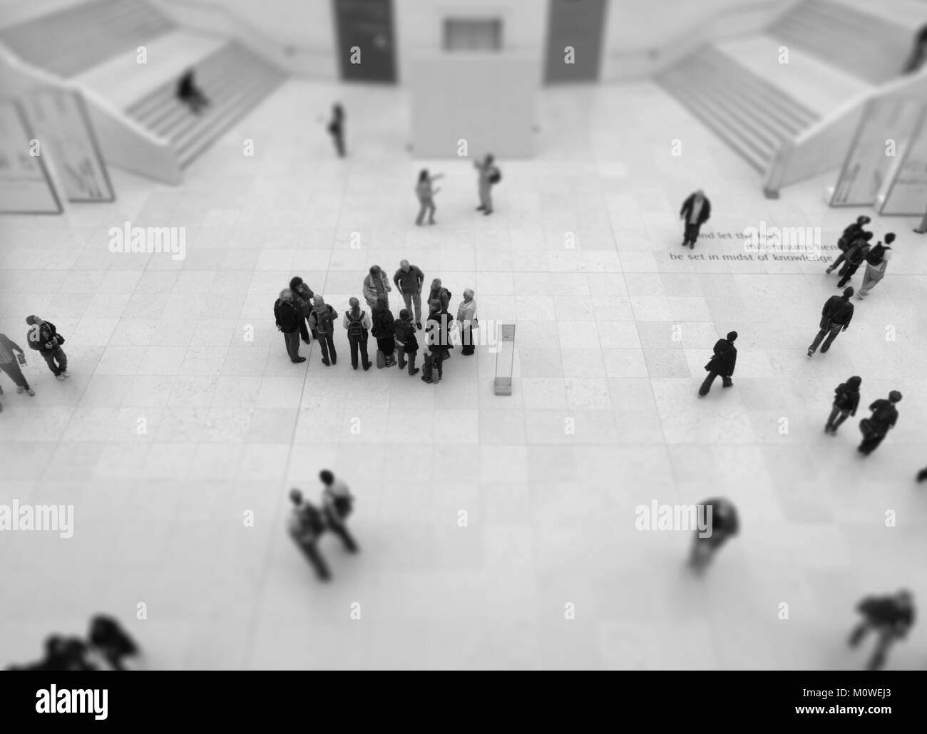 Tourist group in british Black and White Stock Photos & Images - Alamy