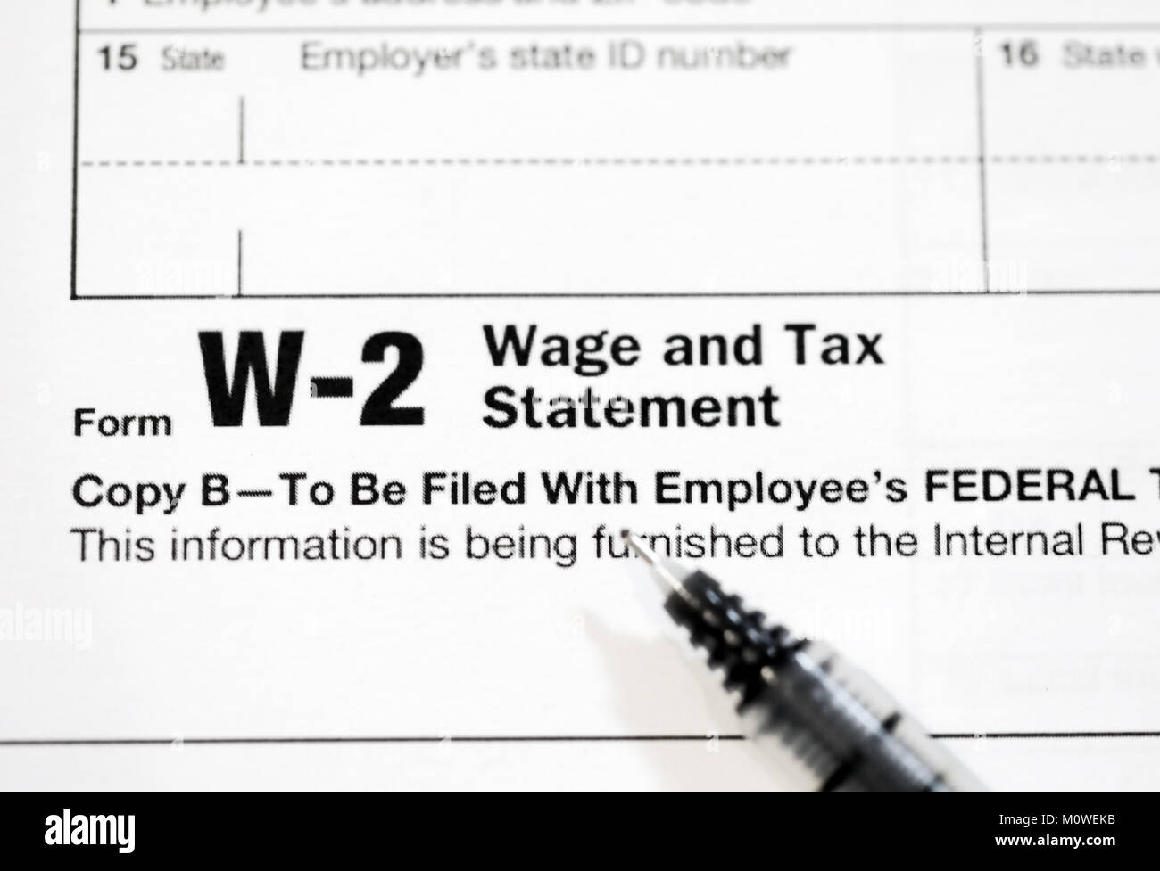 United States tax forms for the IRS Stock Photo - Alamy