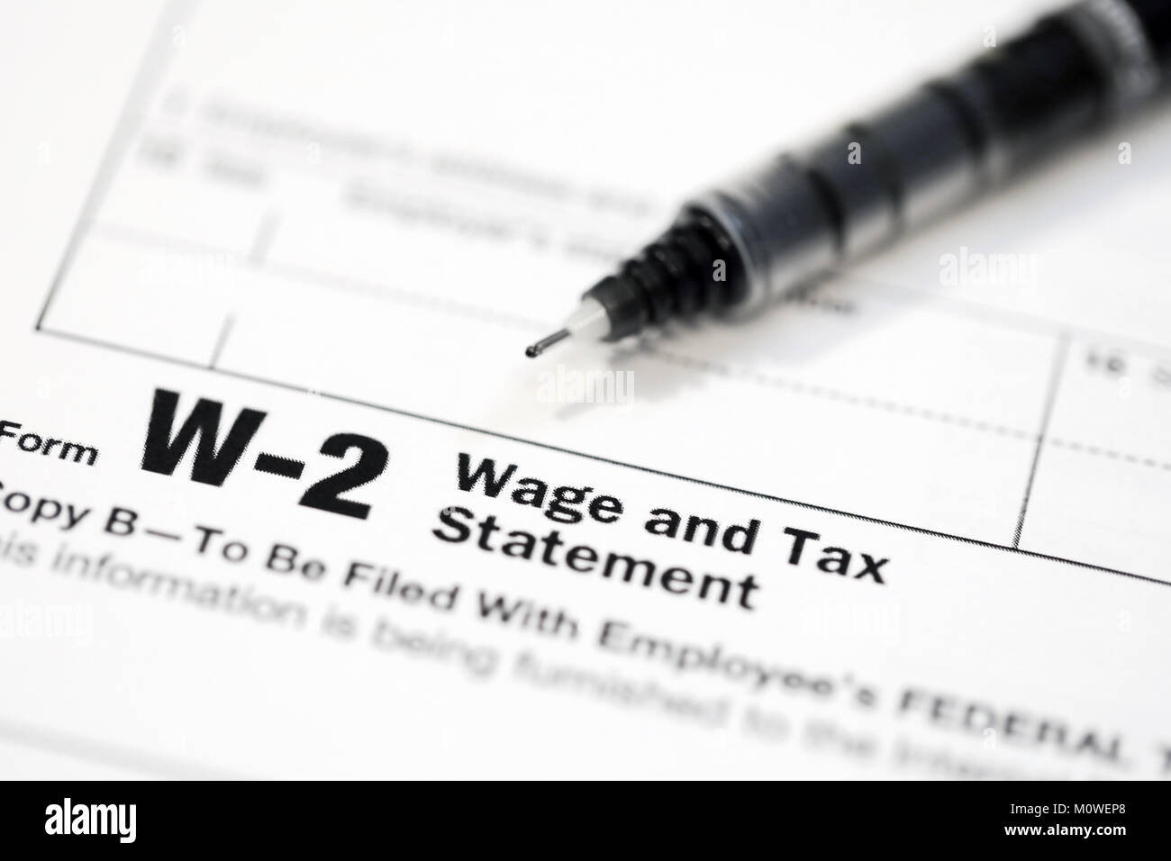 United States tax forms for the IRS Stock Photo - Alamy