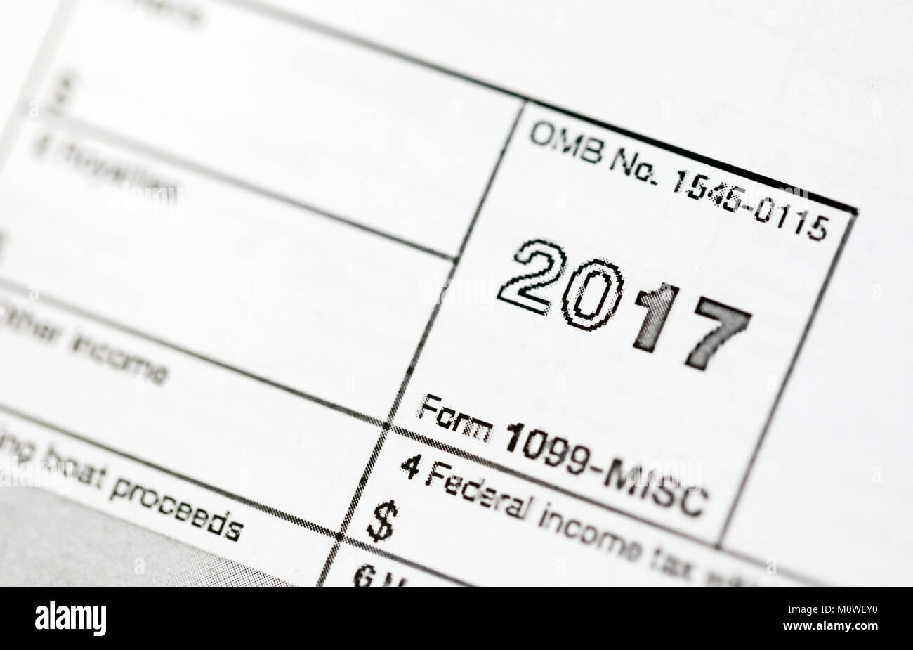 United States tax forms for the IRS Stock Photo - Alamy