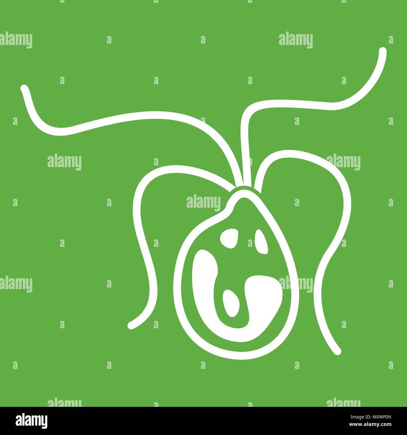 Bacterial cell icon green Stock Vector Image & Art - Alamy