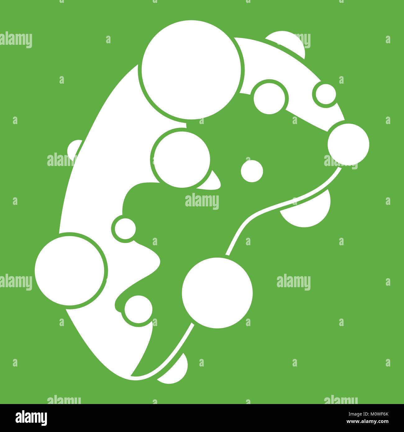 Cell virus icon green Stock Vector Image & Art - Alamy