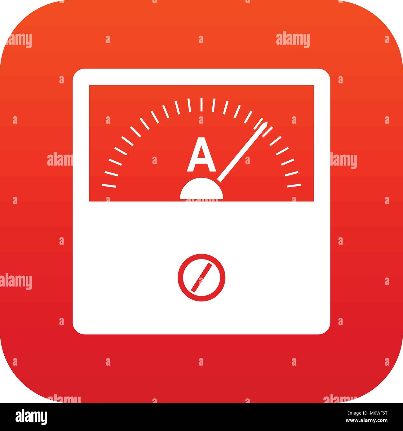 Counter icon digital red Stock Vector Image & Art - Alamy