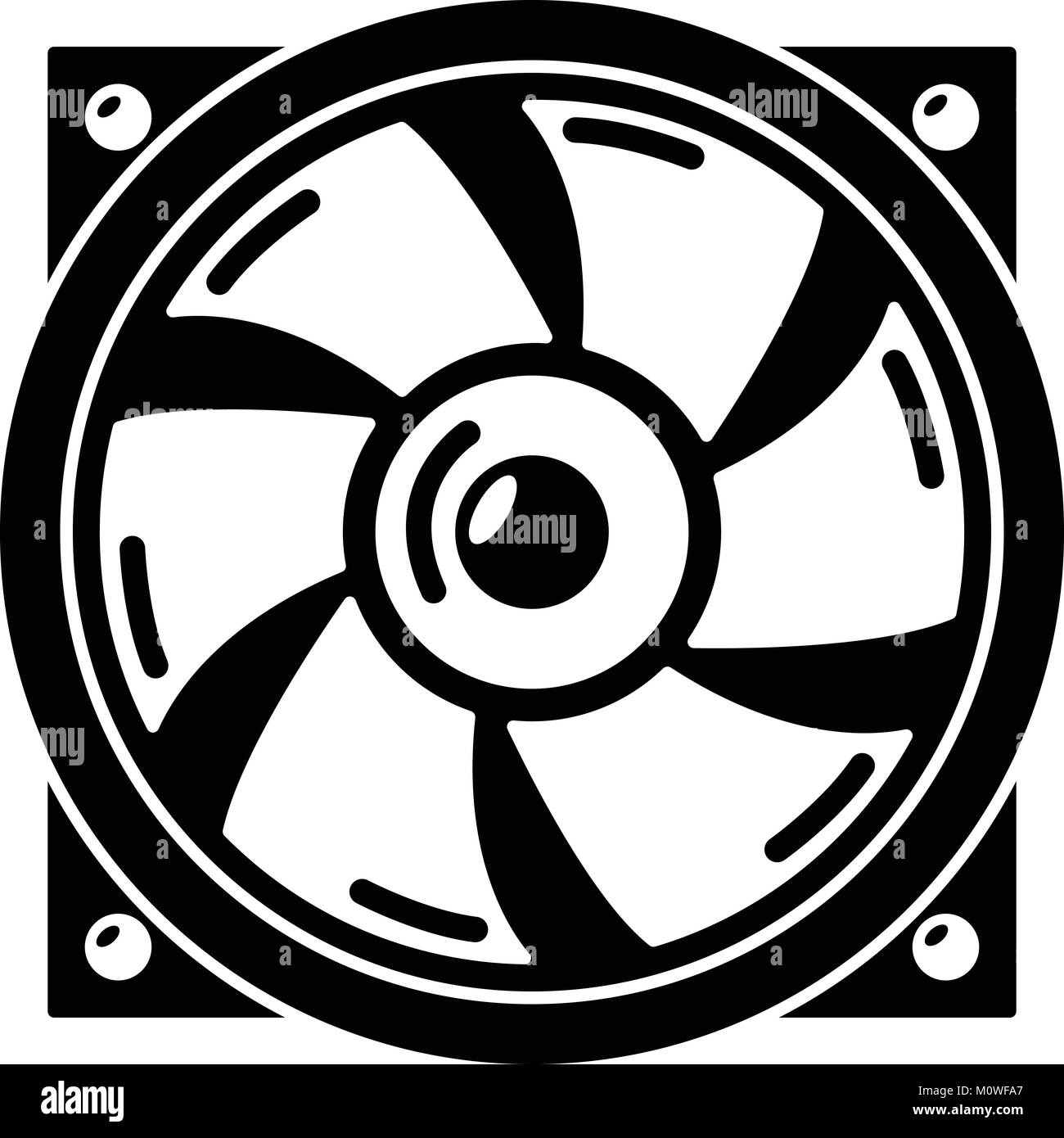 Thermal fan icon, simple style Stock Vector Image & Art - Alamy