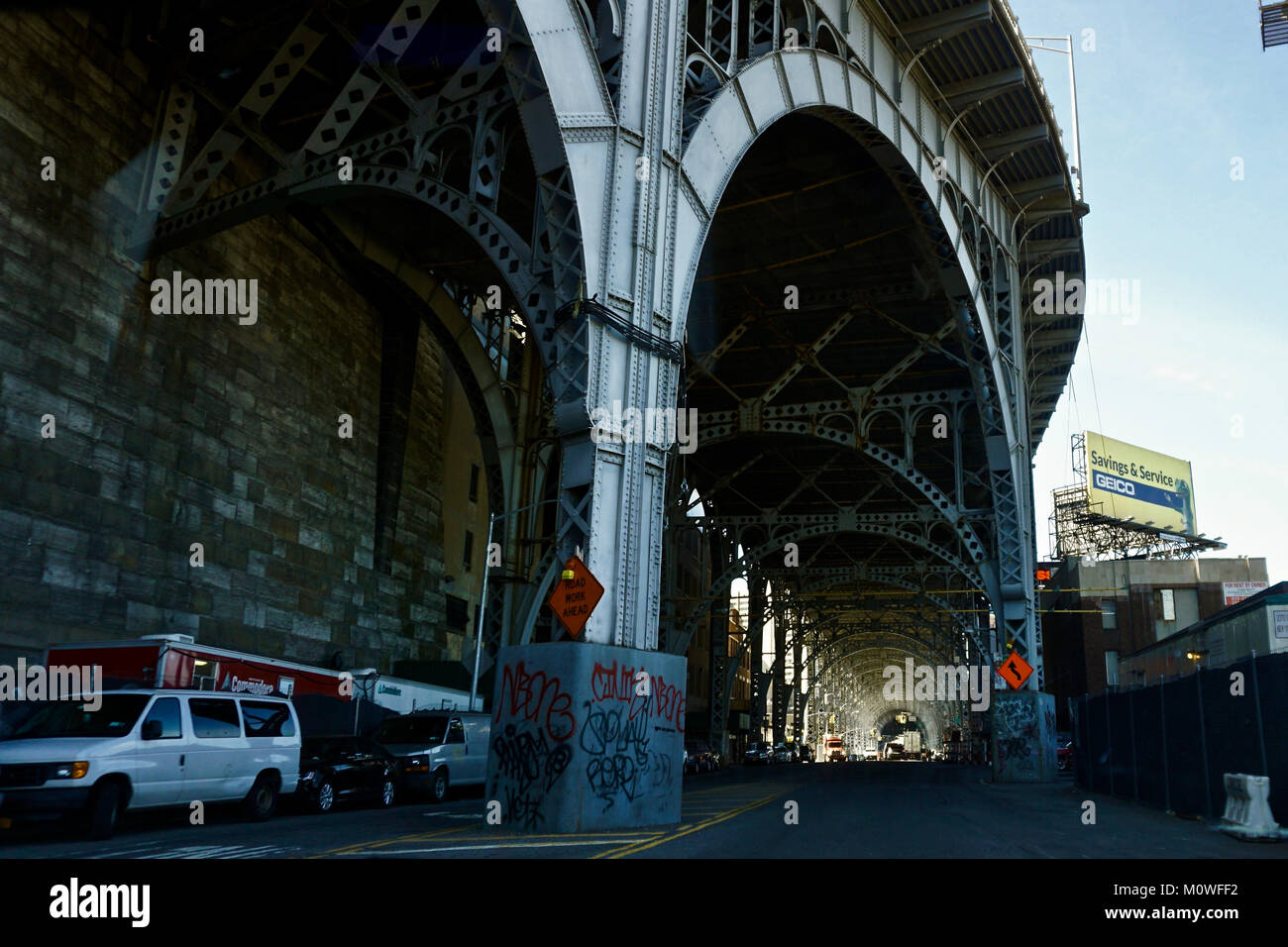George Washington Bridge ramp Stock Photo - Alamy