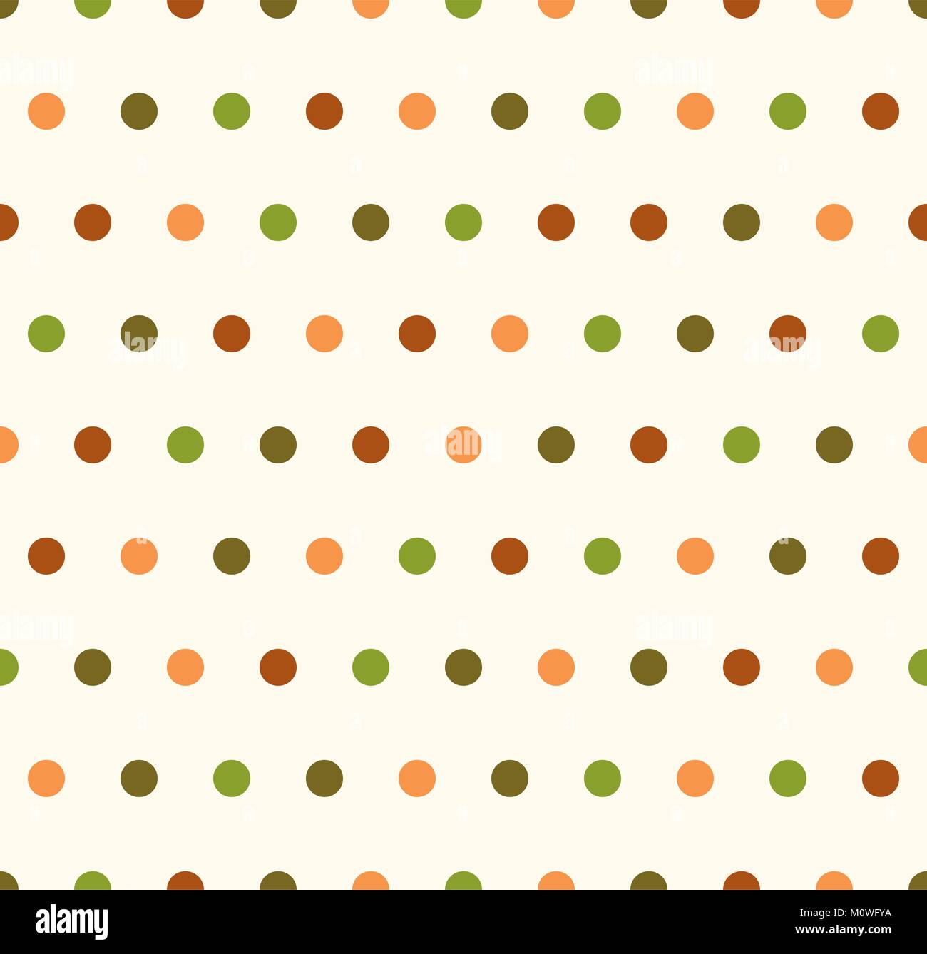 Seamless dots pattern vector Stock Vector Images - Alamy