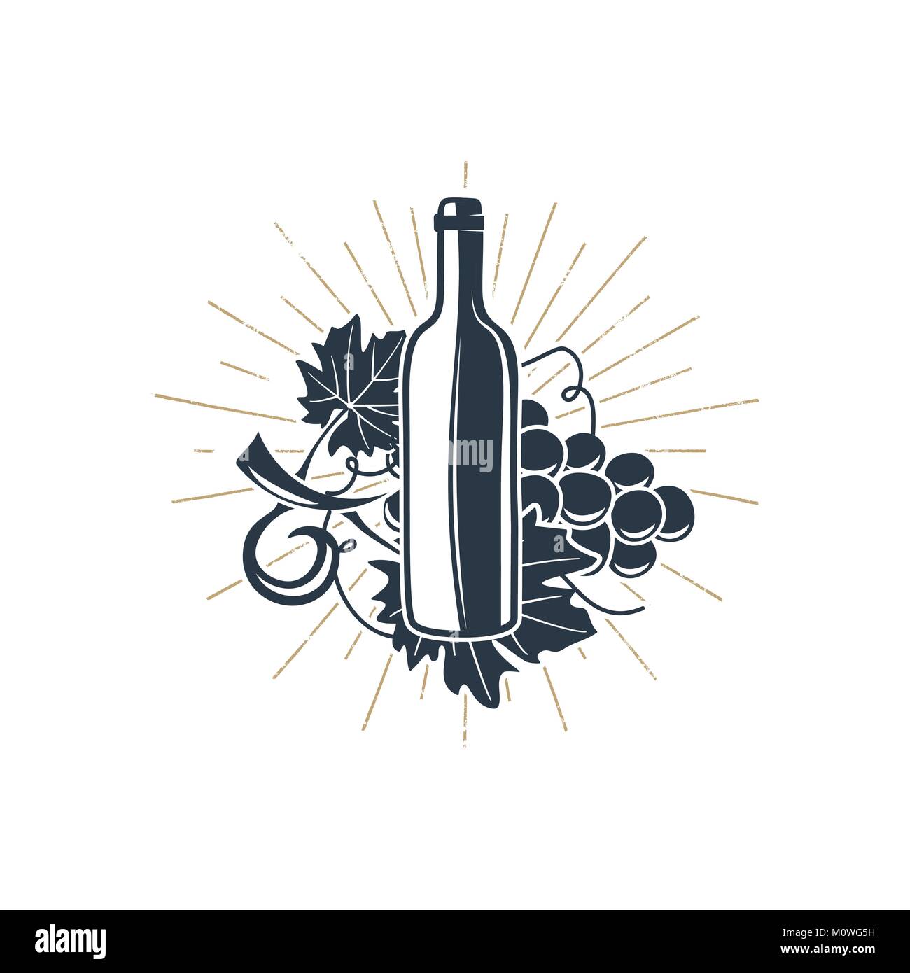 Vineyard gourmet Stock Vector Images - Alamy