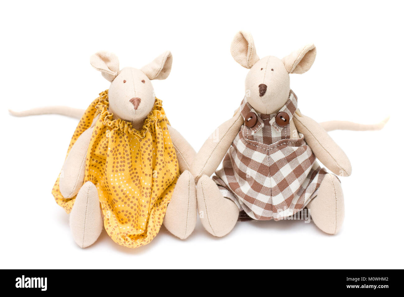 Handmade soft toys - mouse Stock Photo - Alamy