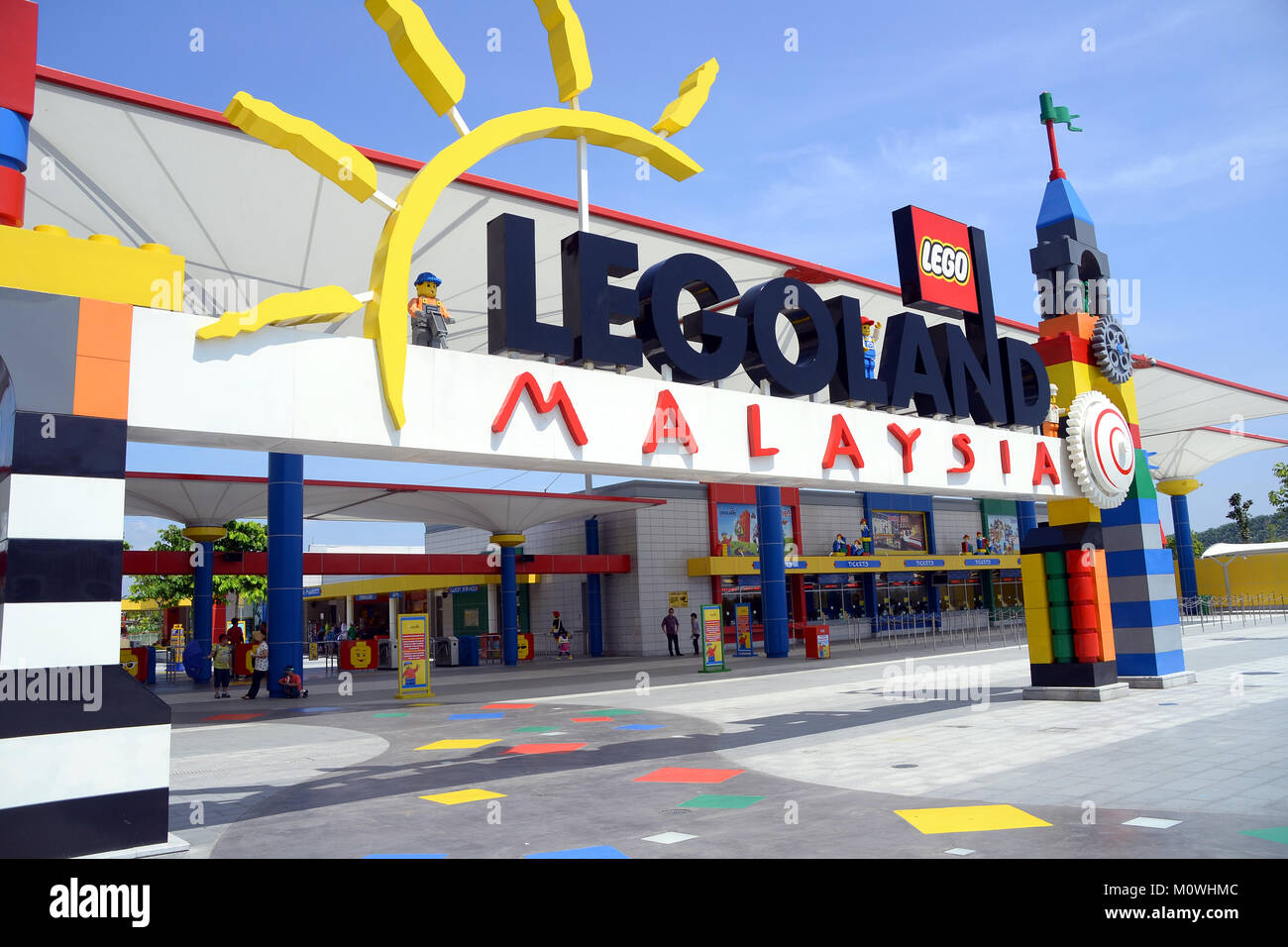Johor, Malaysia - Apr 2013: A scene from Legoland, Malaysia in Apr 2013 ...