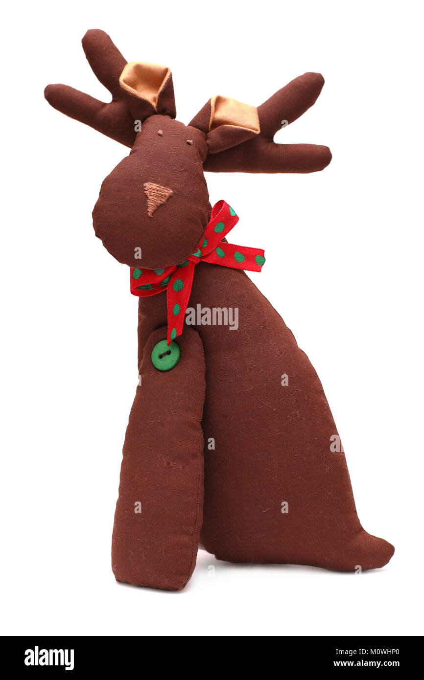 Reindeer christmas toy on Cut Out Stock Images & Pictures - Alamy