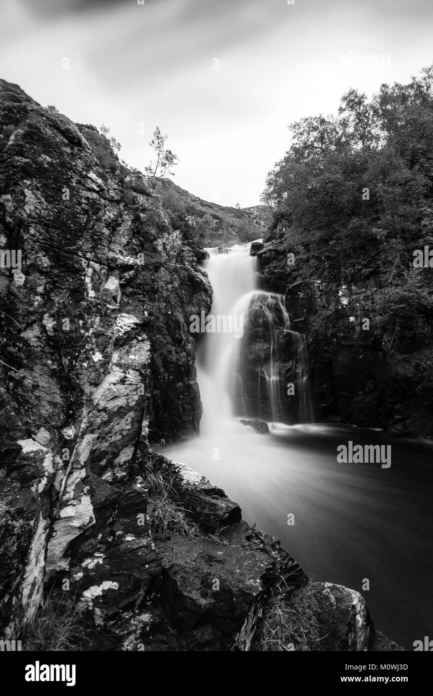 Falls of Kirkaig waterfall Stock Photo - Alamy