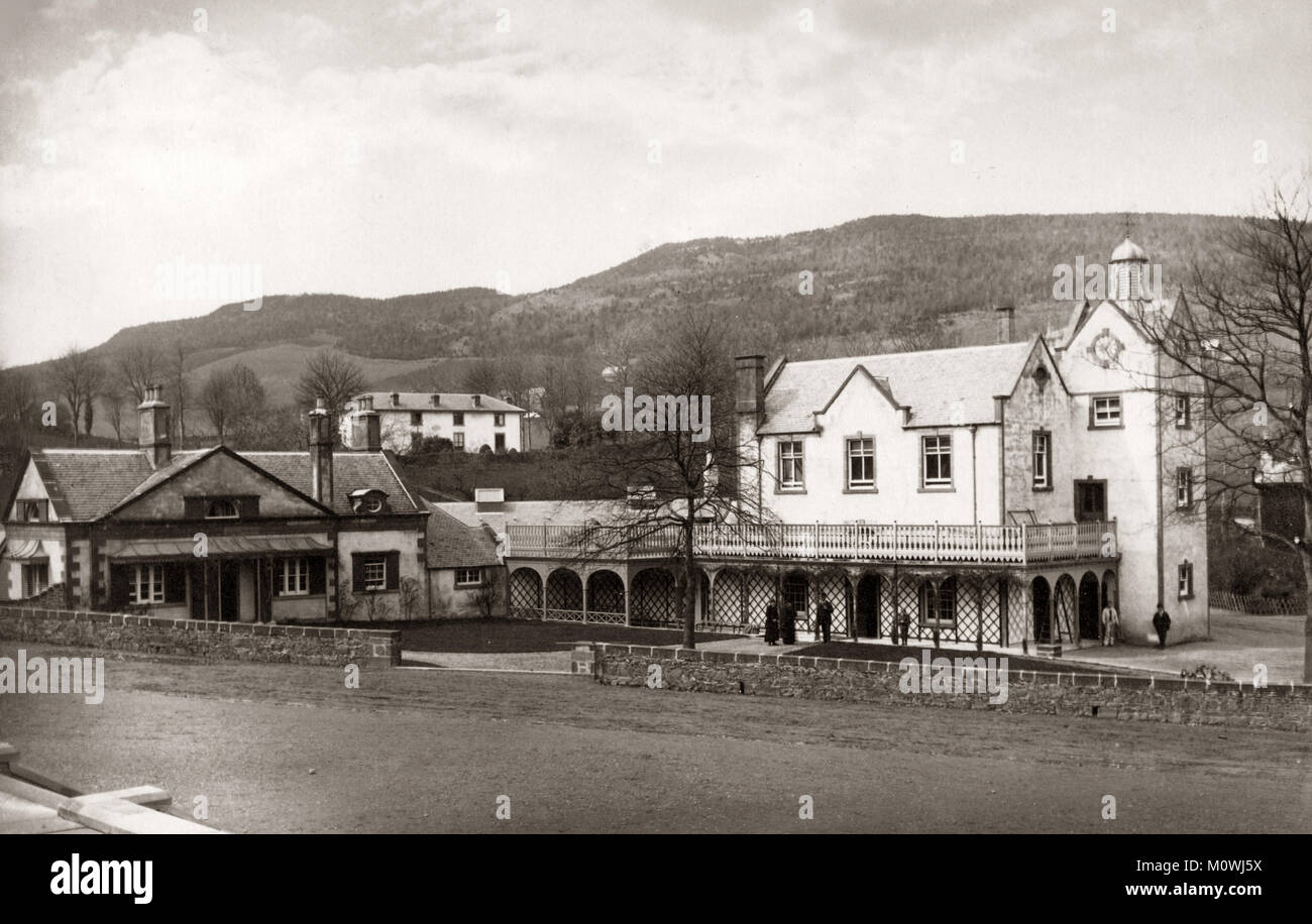 c.1880's - The Pump Room Strathpeffer, Scotland Stock Photo - Alamy