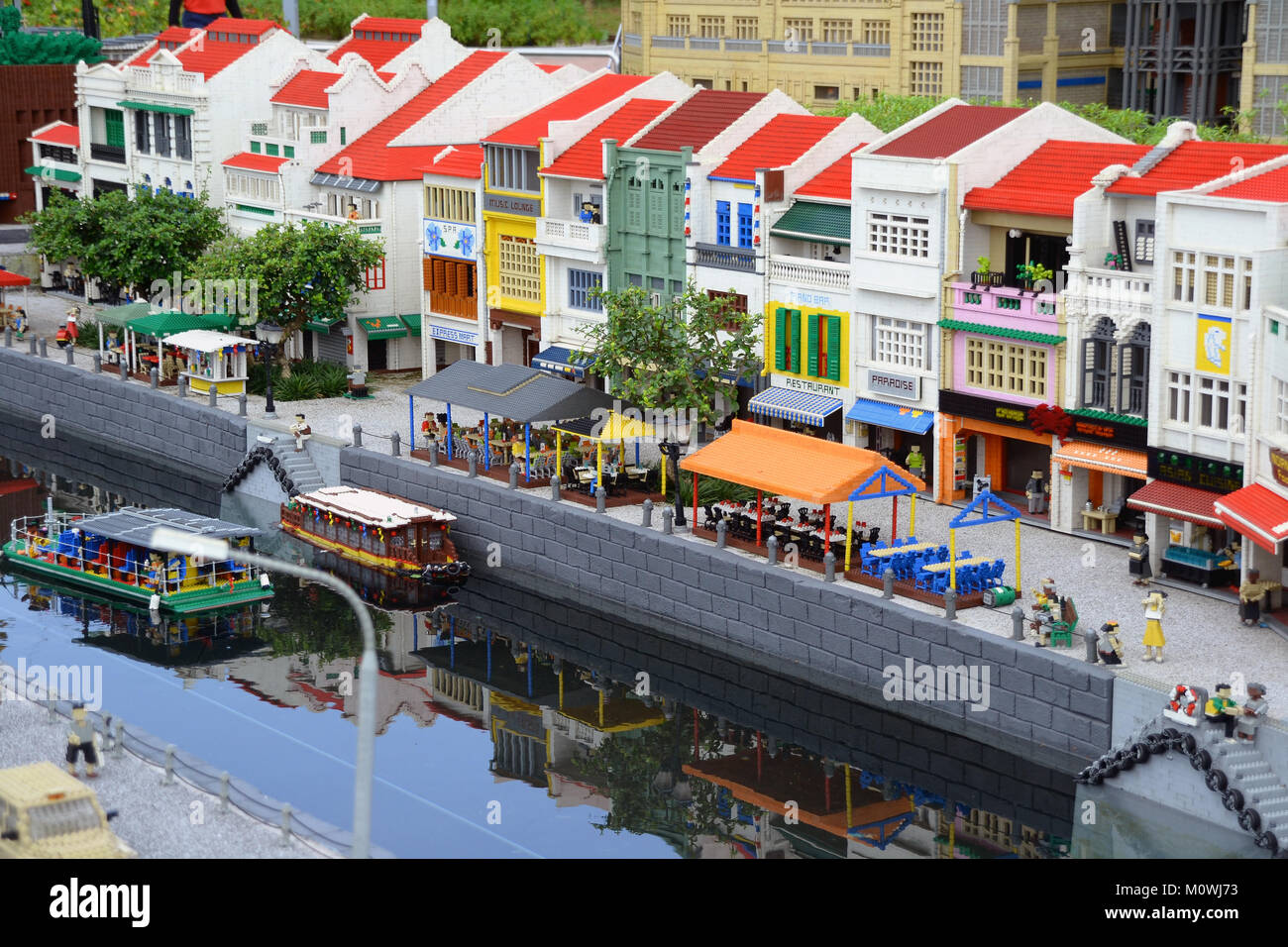 Johor, Malaysia - Apr 2013: A scene from Legoland, Malaysia in Apr 2013 ...