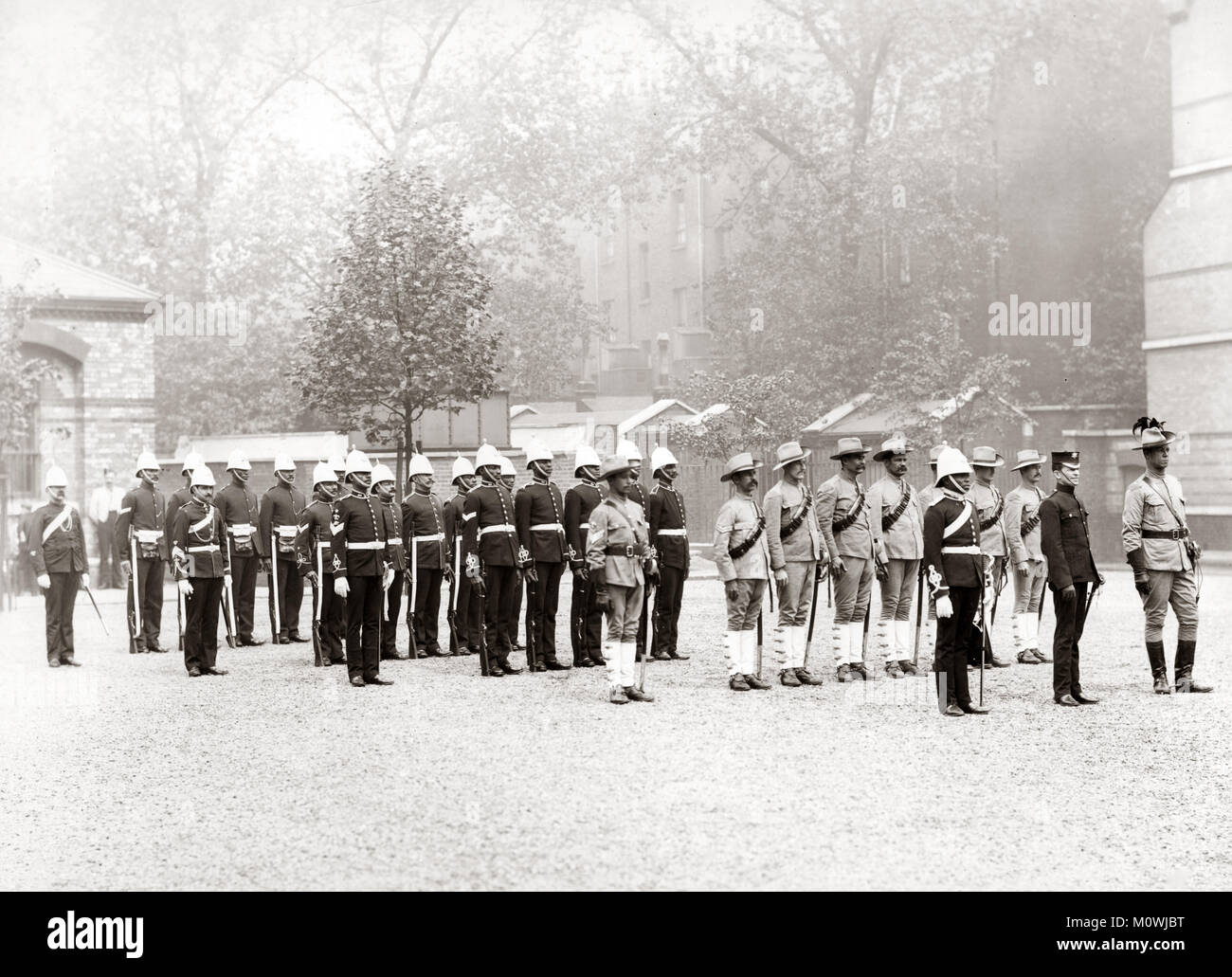 c.1890's British army regiment uniform - colonial regiment slouch hats ...