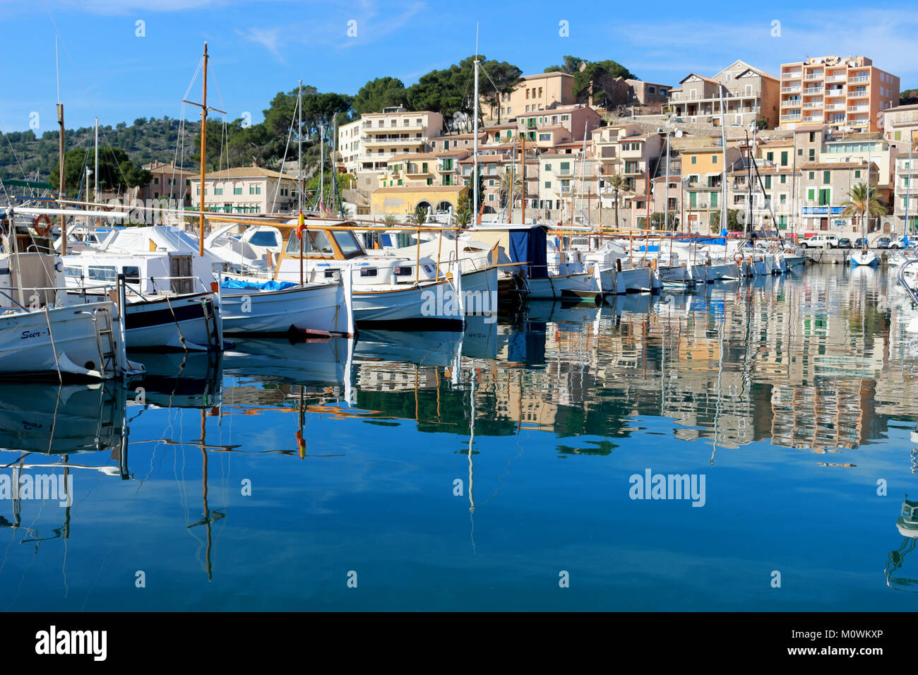 Mallorca, Es Port de Soller Stock Photo - Alamy