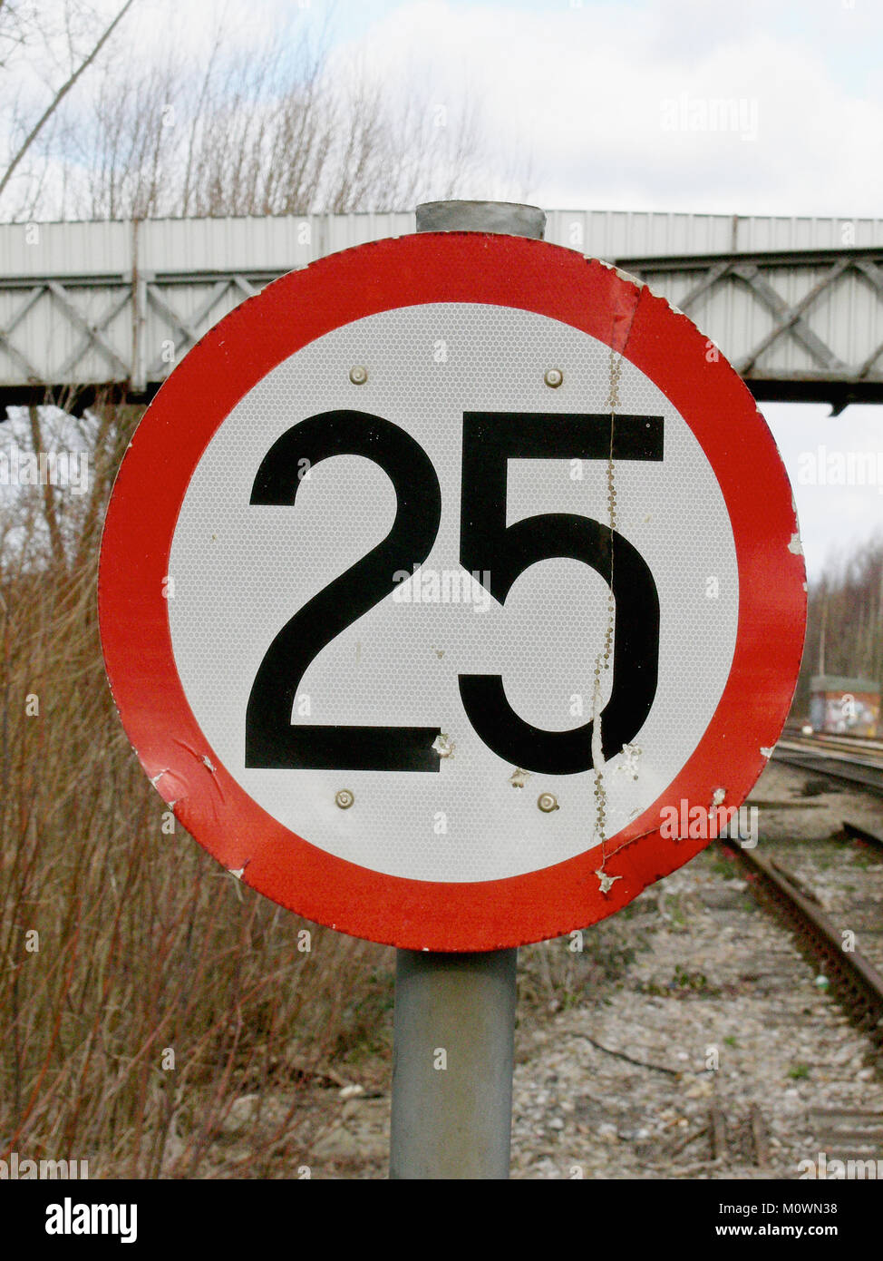 Railway speed board hi-res stock photography and images - Alamy