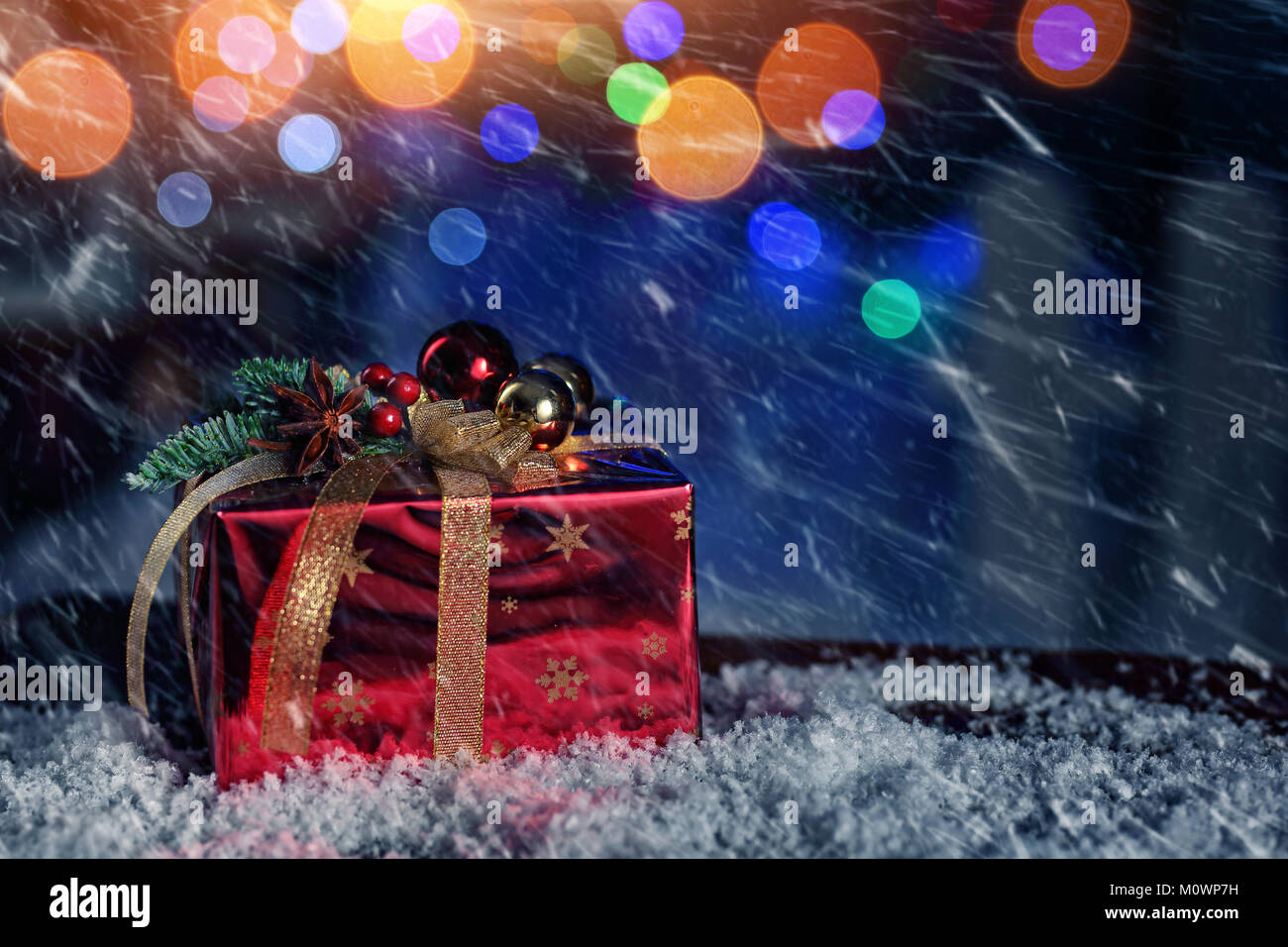 winter atmosphere of christmas time Stock Photo - Alamy