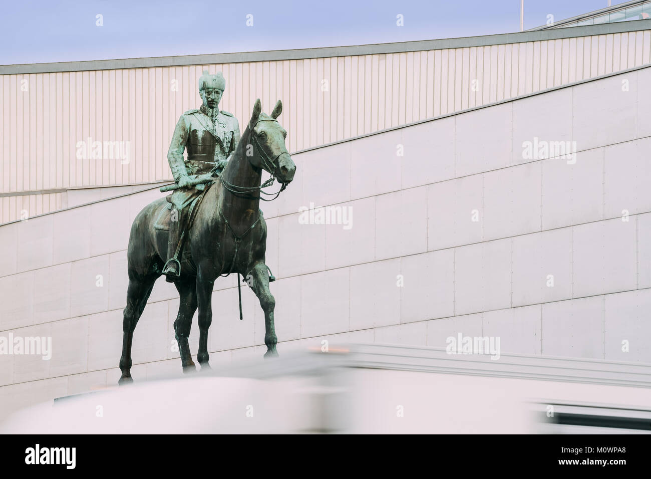 Helsinki, Finland. Equestrian Statue Of Marshal Mannerheim Is Monument ... Helsinki, Finland. Equestrian Statue Of Marshal Mannerheim Is Monument ...