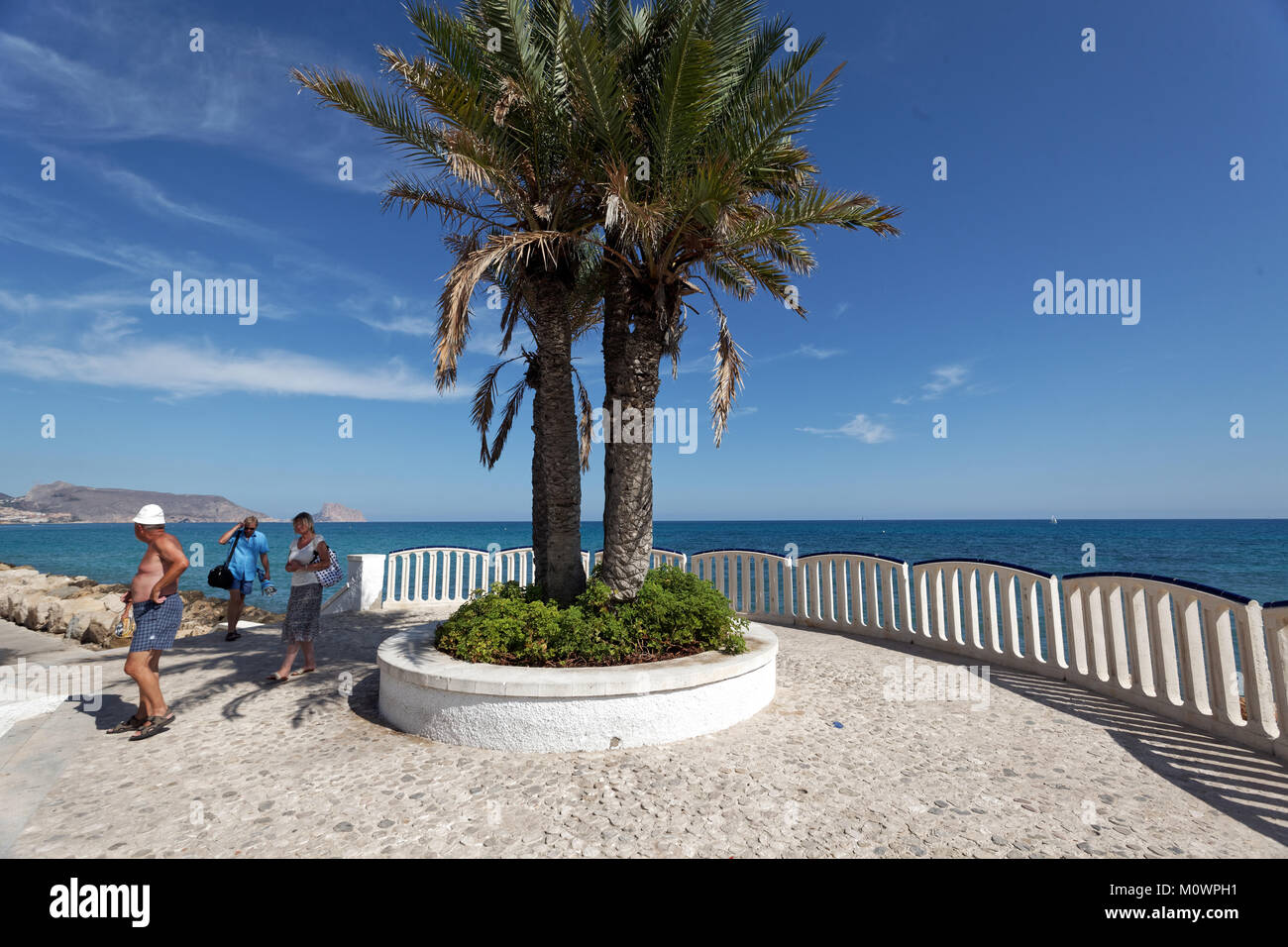 Seafront in Altea, Spain Stock Photo - Alamy