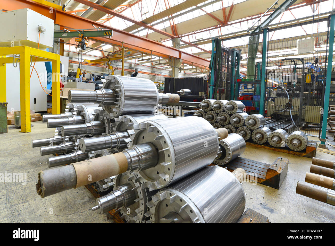 architecture and equipment of a factory for mechanical engineering ...