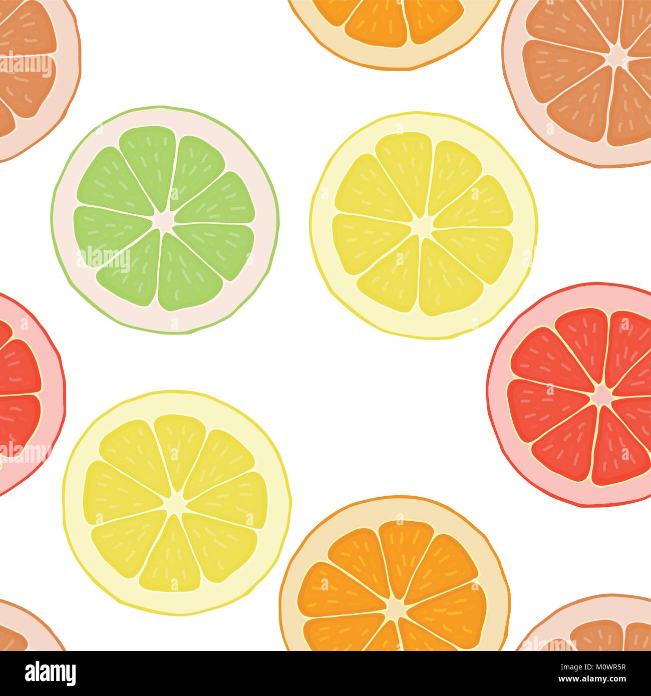 Seamless pattern background with citrus Stock Vector Image & Art - Alamy