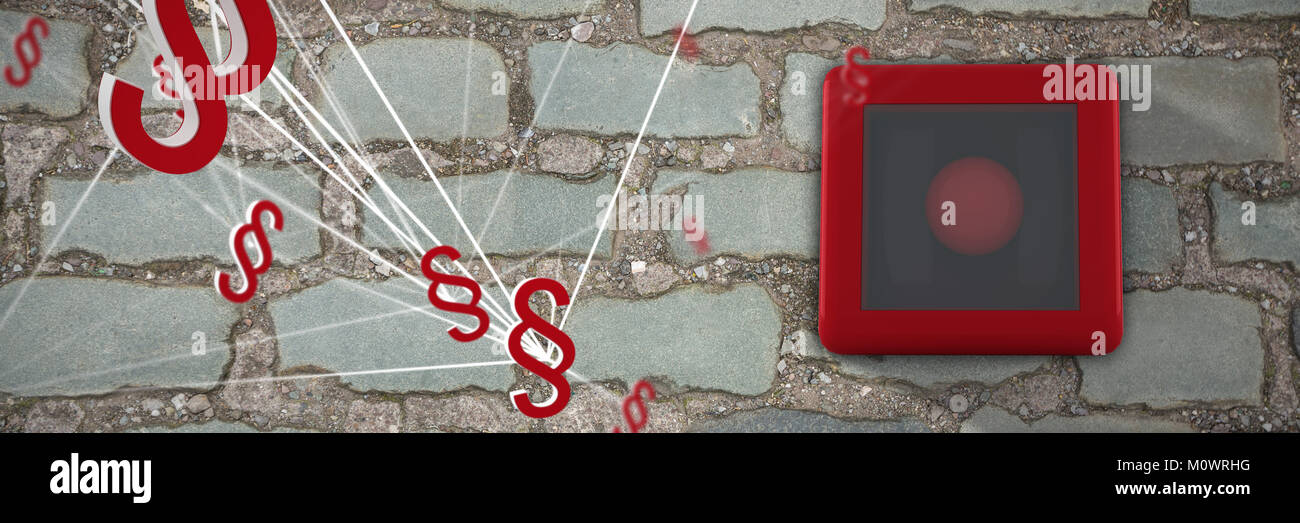 Composite image of vector icon of section symbol Stock Photo - Alamy