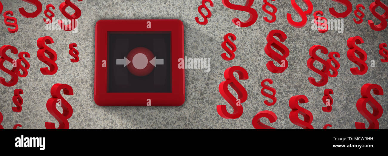 Composite image of vector icon of section symbol Stock Photo - Alamy