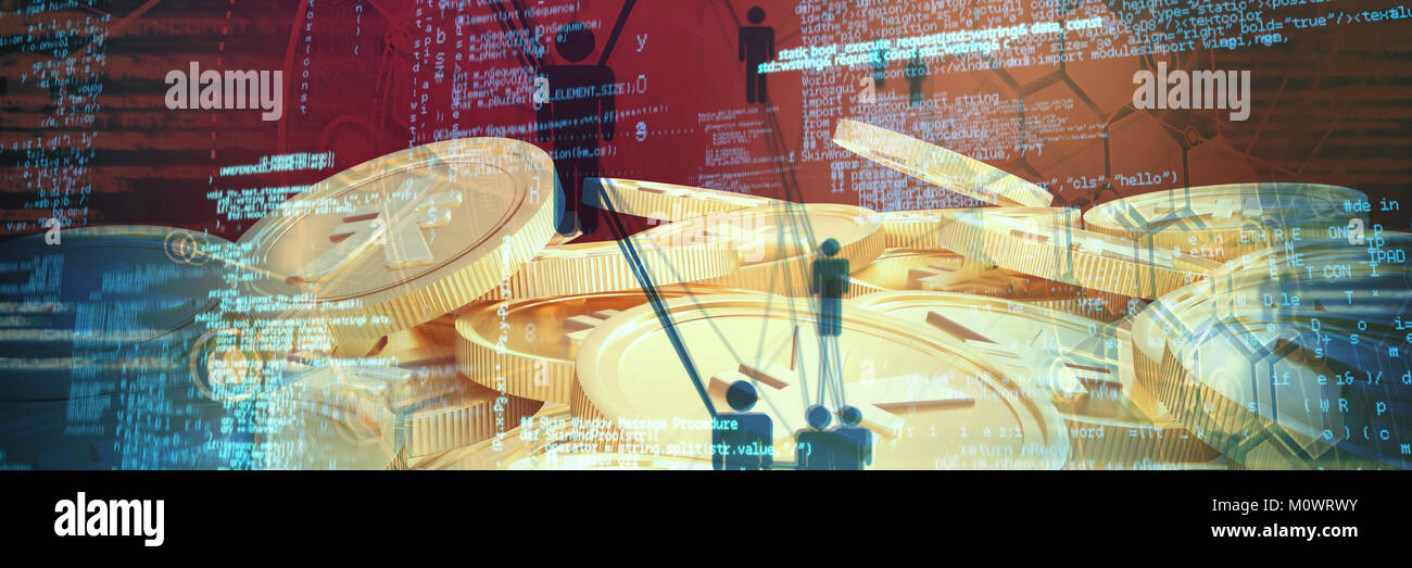 Digital composite coin icons hi-res stock photography and images - Alamy