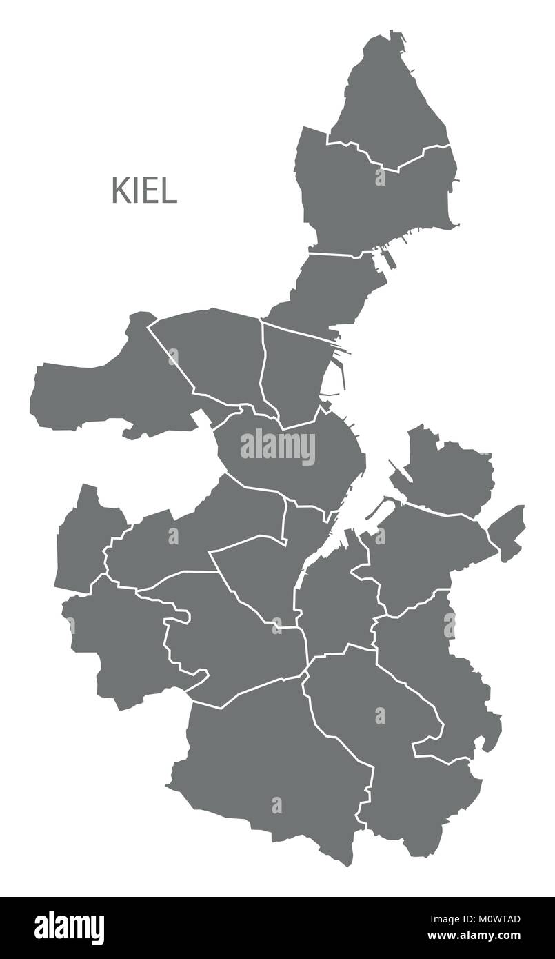 Kiel Area Map High Resolution Stock Photography and Images - Alamy