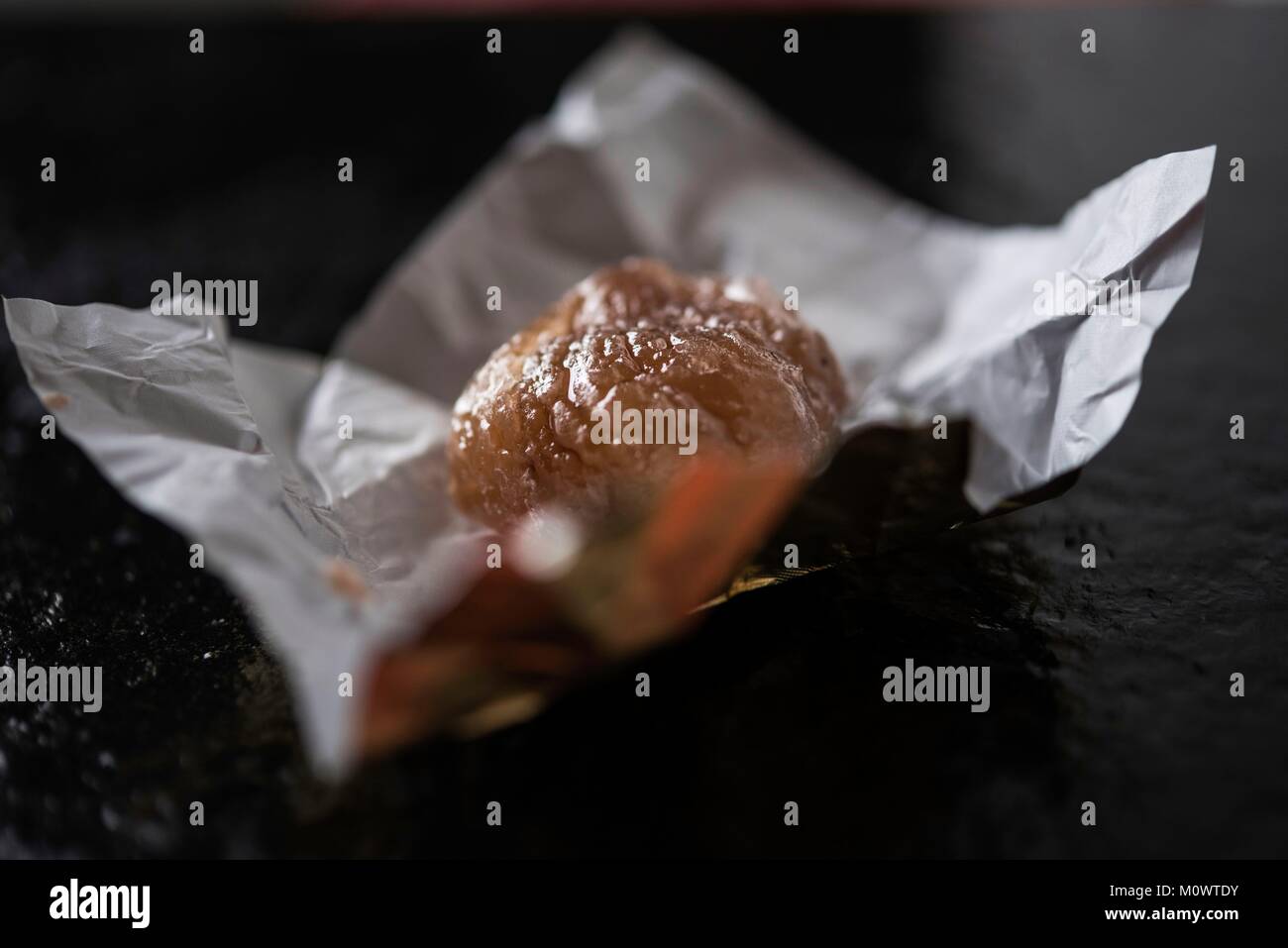 France,Ardeche,Aubenas,Chestnuts Imbert,glazed chestnuts of Aubenas ...
