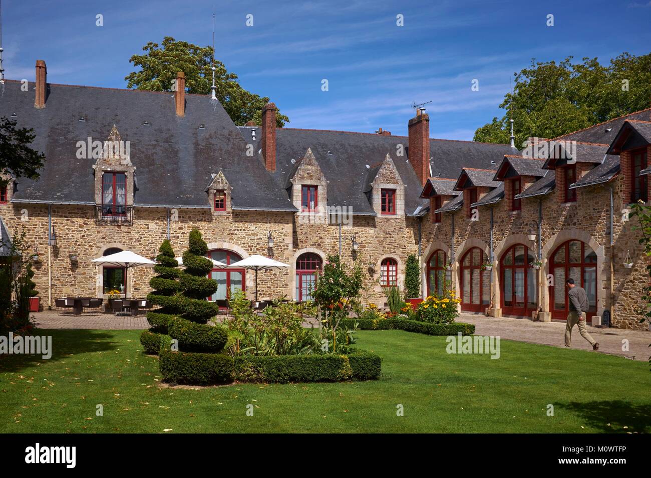 France,Loire Atlantique,Missillac,Bretesche Castle,castle outbuildings ...