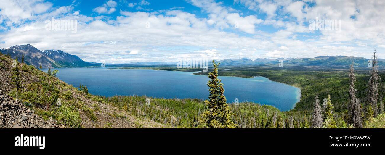 Canada,Yukon Territory,Kluane National Park and Reserve,Kathleen Lake ...