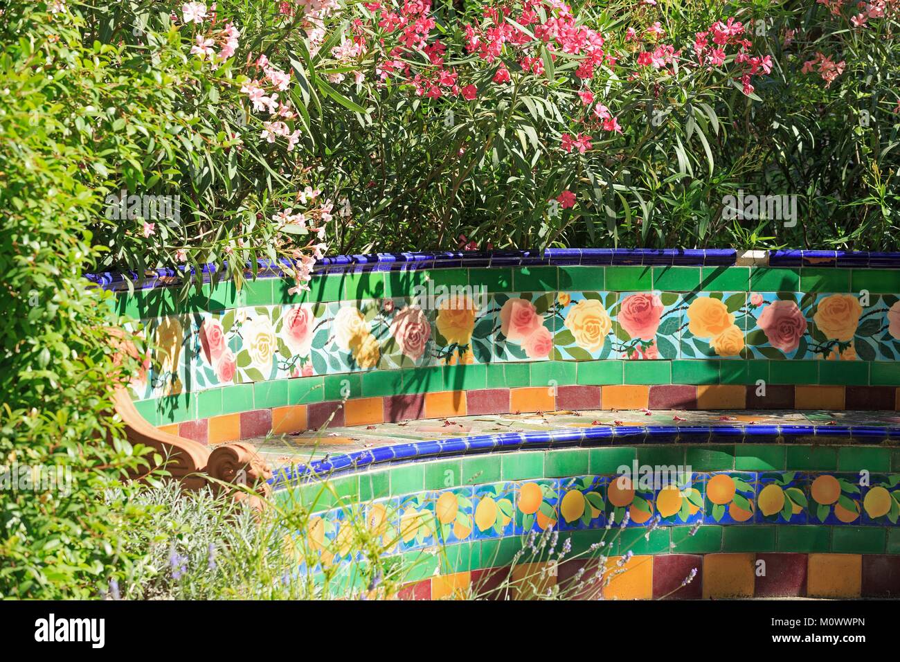Menton fontana rosa garden hi-res stock photography and images - Alamy